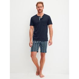 Calida Damen Calida Shorty &raquo;Relax Choice&laquo; 2 tlg. atmungsaktiv, Baumwolle, Oberteil mit Knopfleiste XL (56)