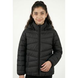name it M&auml;dchen Winterjacke &raquo;NKFMARBLE JACKET PB&laquo; mit Kapuze schwarz 116