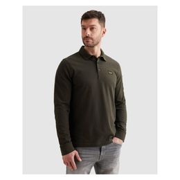 PME-Legend Pme Legend Herren PME LEGEND Langarm-Poloshirt mit Logo Stickerei gr&uuml;n XXL