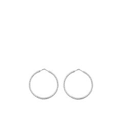 Firetti Damen Paar Creolen &raquo;Schmuck Geschenk Silber 925 Ohrschmuck Ohrringe gedrehte Optik&laquo; silber 25, Silber 925 (Sterlingsilber)