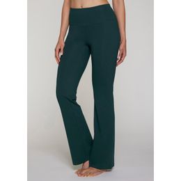 active by Lascana Lascana Active Damen LASCANA ACTIVE Jazzpants mit breitem B&uuml;ndchen blau 40/42, N-Gr