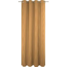 Adam Vorhang &raquo;Uni Collection&laquo; &Ouml;sen 1 Stk. tlg. aus 100% Bio-Baumwolle gelb Baumwolle (Bio-Baumwolle) 145cm, &Ouml;sen, 145cm