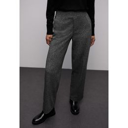 Street One Damen Street One Webhose mit elastischem Bund grau 44, L&auml;nge 30