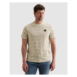 PME-Legend Pme Legend Herren PME LEGEND Kurzarmshirt &raquo;T-shirt RH slub jersey alloverprint&laquo; gemustert, mit Logo-Badge 3XL
