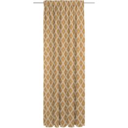 Adam Vorhang &raquo;Maroccan Shiraz&laquo; Multifunktionsband 1 Stk. tlg. aus 100% Bio-Baumwolle gelb Jacquard, Baumwolle 145cm, Multifunktionsband, 142cm