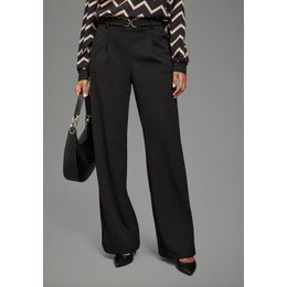 Laura Scott Damen Schlupfhose mit Elasthan-Anteil, f&uuml;r Herbst und Winter, f&uuml;r Business geeignet schwarz 40, N-Gr