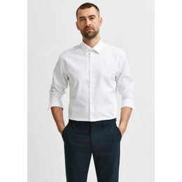 Selected Herren Selected Langarmhemd &raquo;SLHREGETHAN SHIRT LS CLASSIC NOOS&laquo; wei&szlig; S, N-Gr