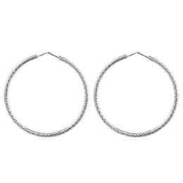 Firetti Damen Paar Creolen &raquo;Schmuck Geschenk Silber 925 Ohrschmuck Ohrringe gedrehte Optik&laquo; silber 40, Silber 925 (Sterlingsilber)