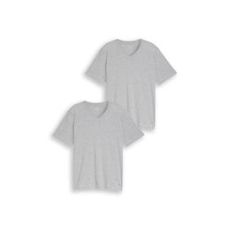 Tom Tailor Herren Tom Tailor T-Shirt Packung, 2 mit V-Ausschnitt, Doppelpack M