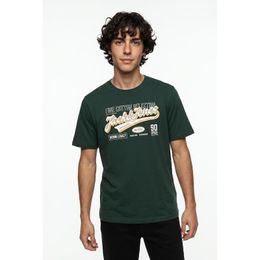 Jack & Jones Jack & Jones Herren T-Shirt &raquo;JJELOGO TEE SS O-NECK 2 COL AW26 SN&laquo; Baumwolle, regular fit gr&uuml;n L