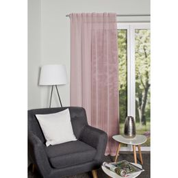 Home Wohnideen Gardine &raquo;DOLLY&laquo; Multifunktionsband 1 Stk. tlg. transparent rosa Voile, Polyester 175cm, Multifunktionsband, 140cm