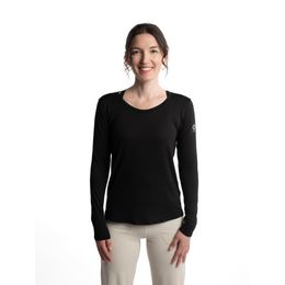 Mymotus Funktionsshirt 'mymotus , ladies longsleeve shirt, black, YW31 NOS' Damen Gr&ouml;&szlig;e L schwarz