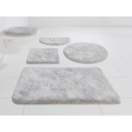 Grund Badematte &raquo;Melos, Badvorleger, Badezimmer Teppich, sehr weich&laquo; H&ouml;he 27 mm rutschhemmend beschichtet fu&szlig;bodenheizungsgeeignet melierte Optik, sehr 