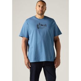 LEVI'S&reg; PLUS Levi's Plus Herren Levi's Plus T-Shirt &raquo;LSE B&T BIG GRAPHIC TEE&laquo; mit Logostickerei auf der Brust blau 3XL (68/70)