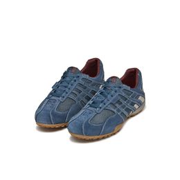 Geox Herren Schn&uuml;rschuh &raquo;U SNAKE ORIGINAL&laquo; , Schn&uuml;rschuh, Freizeitschuh, Trekking Sneaker mit Lederinnensohle blau 40