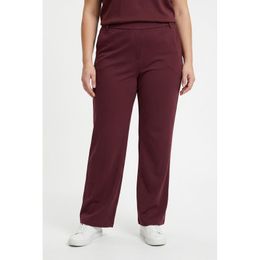Only Carmakoma Damen Only CARMAKOMA Anzughose &raquo;CARGOLDTRASH LIFE MW STRAIGHT PANT NOOS&laquo; Viskosemischung, Regular Waist 46, L&auml;nge 32