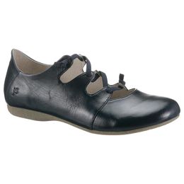 Josef Seibel Damen Riemchenballerina &raquo;Fiona 04&laquo; Slipper, Komfortschuh mit raffiniertem Gummizug, Weite G (=weit) blau 44