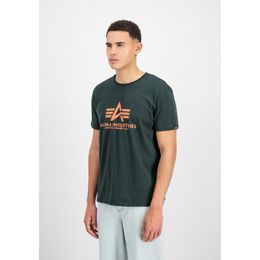 Alpha Industries Herren T-Shirt &raquo;Basic T-Shirt&laquo; Baumwolle, regular fit blau XXL