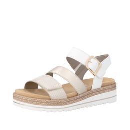 Remonte Damen Keilsandalette Keilabsatz, Sommerschuh, Sandale in veganer Verarbeitung 38