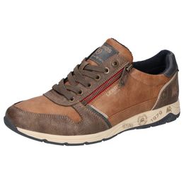 Lerros Herren Lerros Sneaker Schn&uuml;rschuh, Freizeitschuh, Halbschuh mit Rei&szlig;verschluss braun 41
