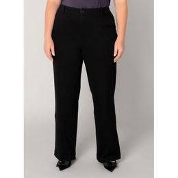 Base Level Curvy Damen Stoffhose &raquo;Yorinthe&laquo; mit elastischem Bund und Stretch 50, L&auml;nge 30