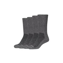 Camano Damen Diabetikersocken &raquo;comfort&laquo; 4 Stk. tlg. mit besonders Venen-freundlichem Material grau 47-49