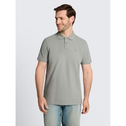 Tom Tailor Herren Tom Tailor Poloshirt Poloshirt mit Logostickerei grau XXL