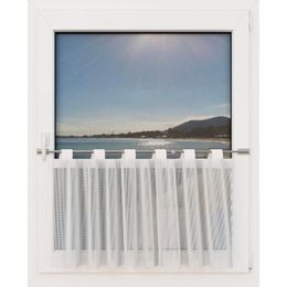 Indeko Scheibenstange &raquo;Twist&laquo; &Oslash; 9 mm 1 l&auml;ufig-l&auml;ufig ausziehbar stufenlos verstellbare Klemmstange bzw. Spannstange silber L: 40cm - 60cm &Oslash; 9mm, 1 Stk