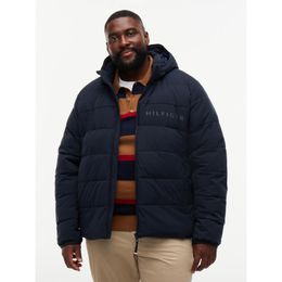 Tommy Hilfiger Big & Tall Tommy Hilfiger Big & Tall Herren Steppjacke &raquo;BT-DETACH HOODED BRANDED&laquo; mit Kapuze Gro&szlig;e Gr&ouml;&szlig;en, normale Passform blau 3XL