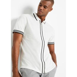 bonprix Herren bonprix Poloshirt Kurzarm, mit Rei&szlig;verschluss, aus reiner Baumwolle 56/58 (XL)