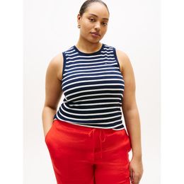 Tommy Hilfiger Curve Damen T-Shirt &raquo;CRV SLIM CODY C-NK TANK&laquo; in gro&szlig;en Gr&ouml;&szlig;en blau 52