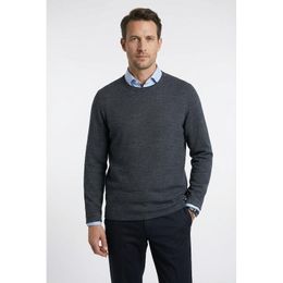 OLYMP Herren OLYMP Rundhalspullover &raquo;OLYMP Strick Casual&laquo; Crew Neck blau S