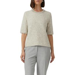s.Oliver BLACK LABEL Damen s.Oliver BLACK LABEL Strickpullover halbarm, mit Glitzersteinen besetzter Rundhals 36