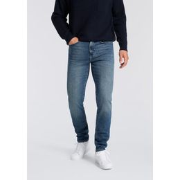 BOSS Orange Herren BOSS Orange Tapered-fit-Jeans &raquo;Onyx Comfor Fit Denim&laquo; Regular Tapered Fit, Stretch-Denim, Mittlere Bundh&ouml;he blau 36, L&auml;nge 34
