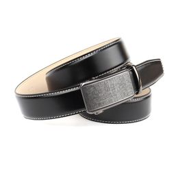 Anthoni Crown Herren Lederg&uuml;rtel schwarz 85