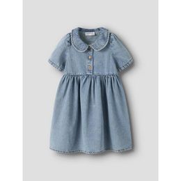 name it M&auml;dchen Jeanskleid &raquo;NMFPOPPY DNM DRESS 5011-OV H&laquo; Baumwolle, relaxed fit 116, N-Gr