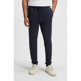 BOSS Orange Herren BOSS Orange Sweathose &raquo;Sestart&laquo; mit tonalem Logo blau L, N-Gr