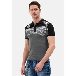 Cipo & Baxx Cipo & Baxx Herren Poloshirt grau M