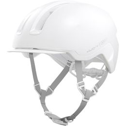 Abus Fahrradhelm &raquo;HUD-Y&laquo; wei&szlig; S Kopfumfang: 51cm - 55cm Fahrradhelm
