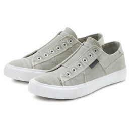 ELBSAND Damen Sneaker &raquo;Halbschuh, Slipper, Freizeitschuh, Stoffschuhe, Textilschuhe&laquo; Slip-On-Sneaker aus Textil zum Reinschl&uuml;pfen mit elastischem 