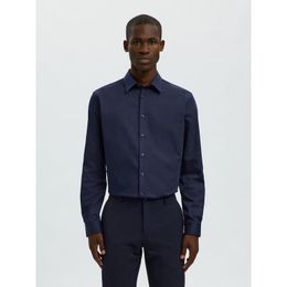 Selected Herren Selected Langarmhemd &raquo;SLHSLIMPERFORMANCE SHIRT LS D&laquo; schwarz XXL, N-Gr