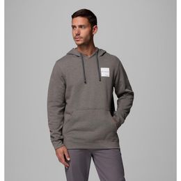 Columbia Herren Kapuzensweatshirt &raquo; Trek Hoodie&laquo;, mit Kordelzug, Langarm, aus Baumwollmischung grau M (48)
