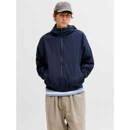 Jack & Jones Jack & Jones Herren Blouson &raquo;JJECHARGE LIGHT JACKET HOOD NOOS&laquo; mit Kapuze mit Kapuze blau L