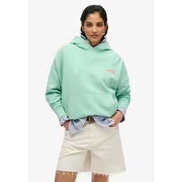 Superdry Damen Kapuzensweatshirt &raquo;ESSENTIAL LOGO GD HOODIE&laquo; silber XS