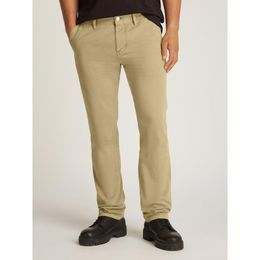Tommy Jeans Herren Chinohose &raquo;TJM RYAN CHINO&laquo; mit Logostickerei beige 30, L&auml;nge 34