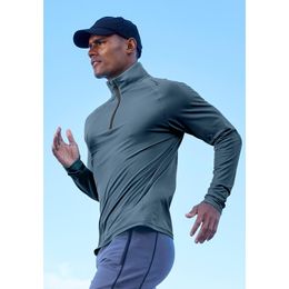 Le Jogger Performance Herren Funktionsshirt mit Stehkragen und Rei&szlig;verschluss L (52/54)