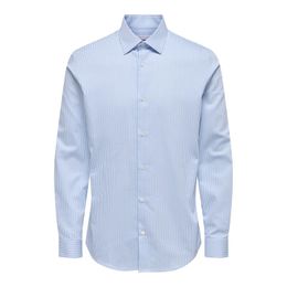 Only & Sons Only & Sons Herren ONLY & SONS Langarmhemd &raquo;ONSJIM SLIM SHIRT FRML NOOS&laquo; blau L, N-Gr