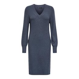 Only Damen Only Strickkleid &raquo;ONLKATIA LS V-NECK DRESS NCA KNT&laquo; blau S, N-Gr