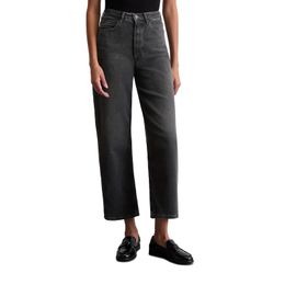 Marc O'Polo Marc O'polo Damen Marc O'Polo Weite Jeans &raquo;TOLVA&laquo; hohe Leibh&ouml;he, aus Bio-Baumwolle mit Stretch grau 32, L&auml;nge 34