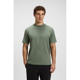 BOSS Green Herren BOSS Green T-Shirt &raquo;Tee Collar Zone&laquo; mit Logo am Ausschnitt gr&uuml;n 3XL
